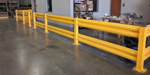 Why You Need Heavy-Duty Warehouse Safety Guard Rail | Carolina Material ...